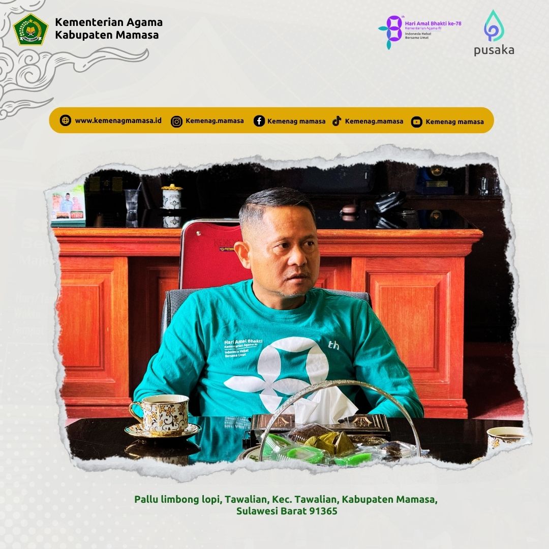 H. Ramli L Menerima Tim Monitoring Produk Hukum Kanwil Kemenag Sulbar ...